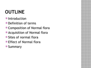 Normal Body Flora MEDICAL MICROBIOLOGY.pptx