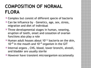 Normal Body Flora MEDICAL MICROBIOLOGY.pptx