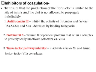 Normal coagulation | PPTX