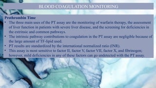 Normal Coagulation Physiology Physiologic Blood Coagulation Normal ...