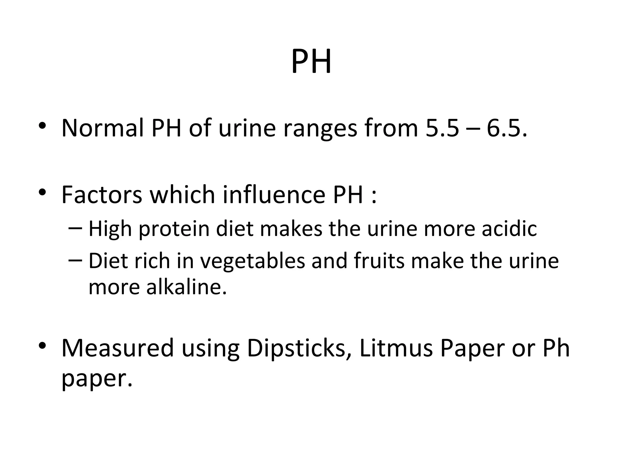 Normal constituents of urine | PPT