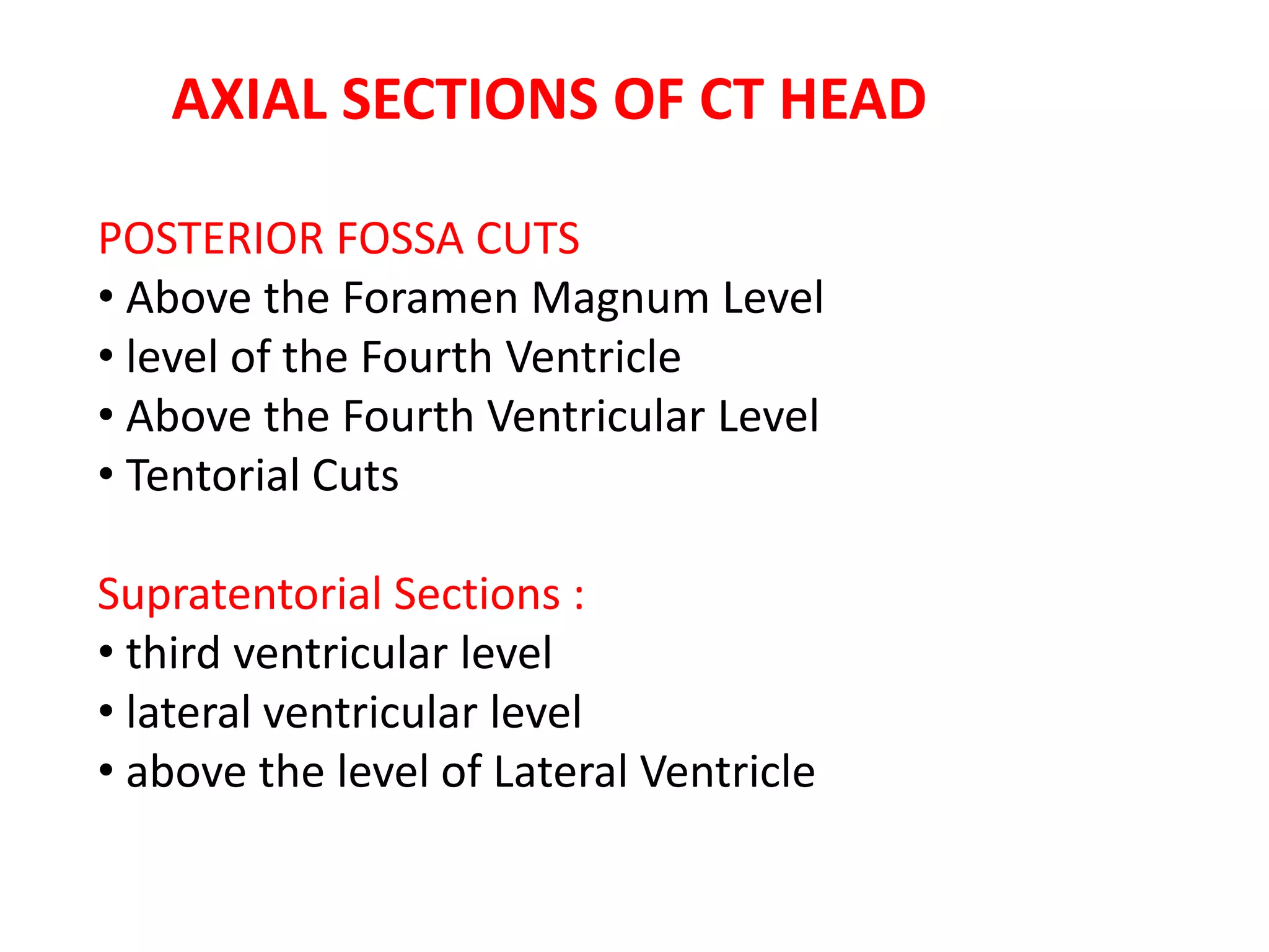 Normal CT BRAIN | PPTX