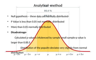 NORMAL CURVE in biostatistics and application | PPTX