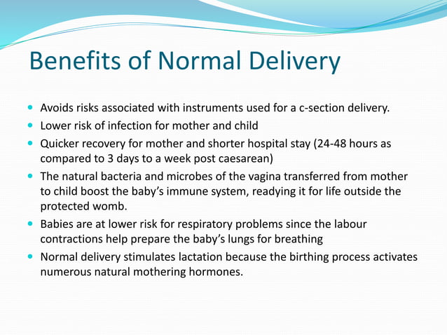 Normal delivery ppt | PPTX | Pregnancy | Reproductive Health