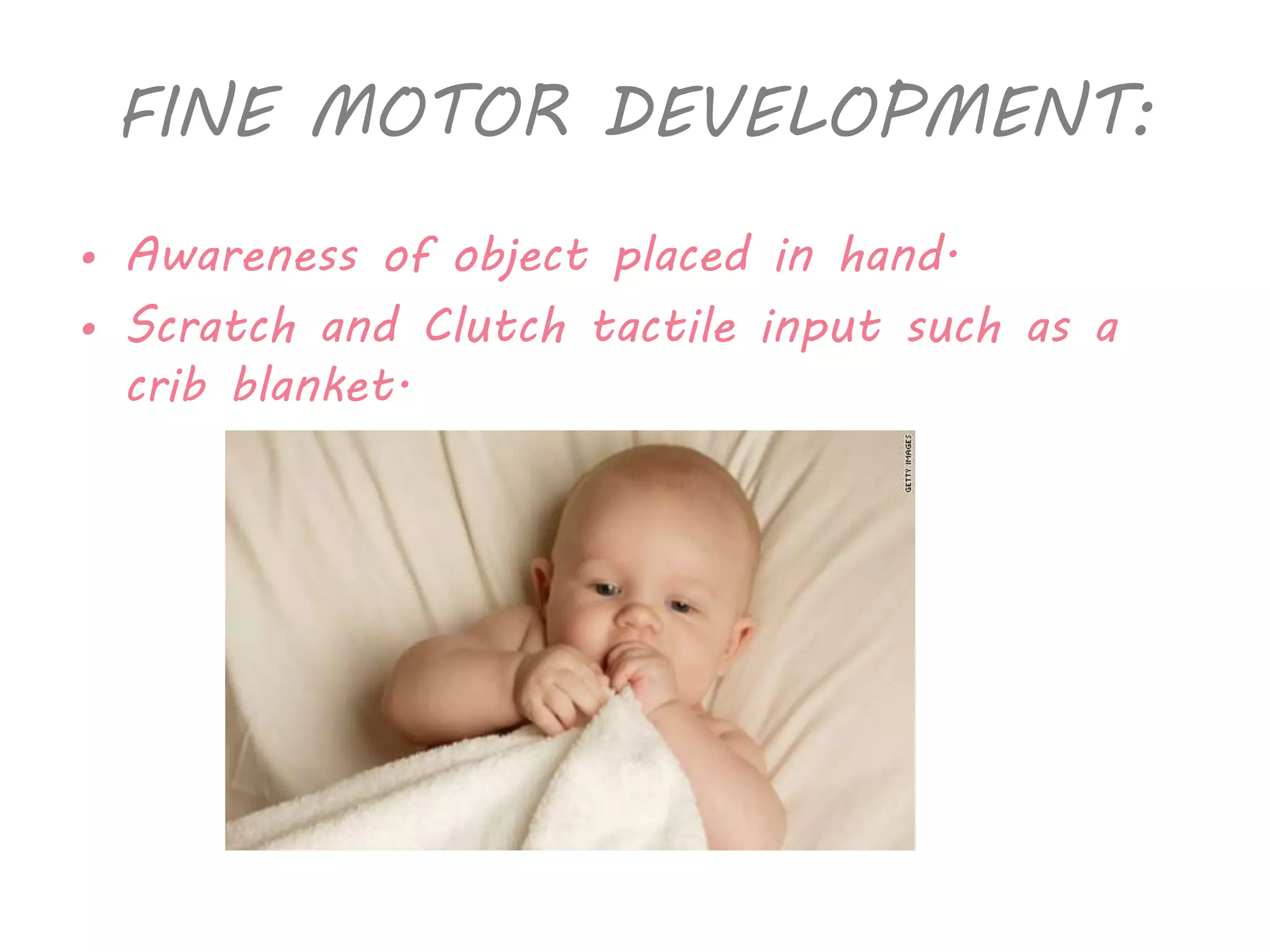 NORMAL DEVELOPMENTAL MILESTONES TILL 1 YEAR | PPT