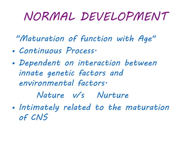 NORMAL DEVELOPMENTAL MILESTONES TILL 1 YEAR | PPT