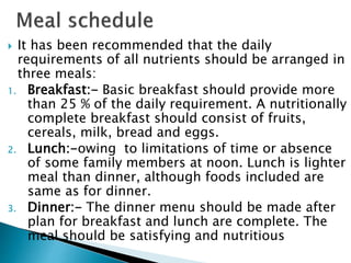 Normal dietary requirements and deficiency diseases of each | PPTX