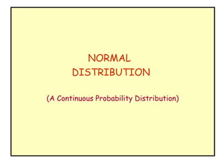 Normal distri | PPT