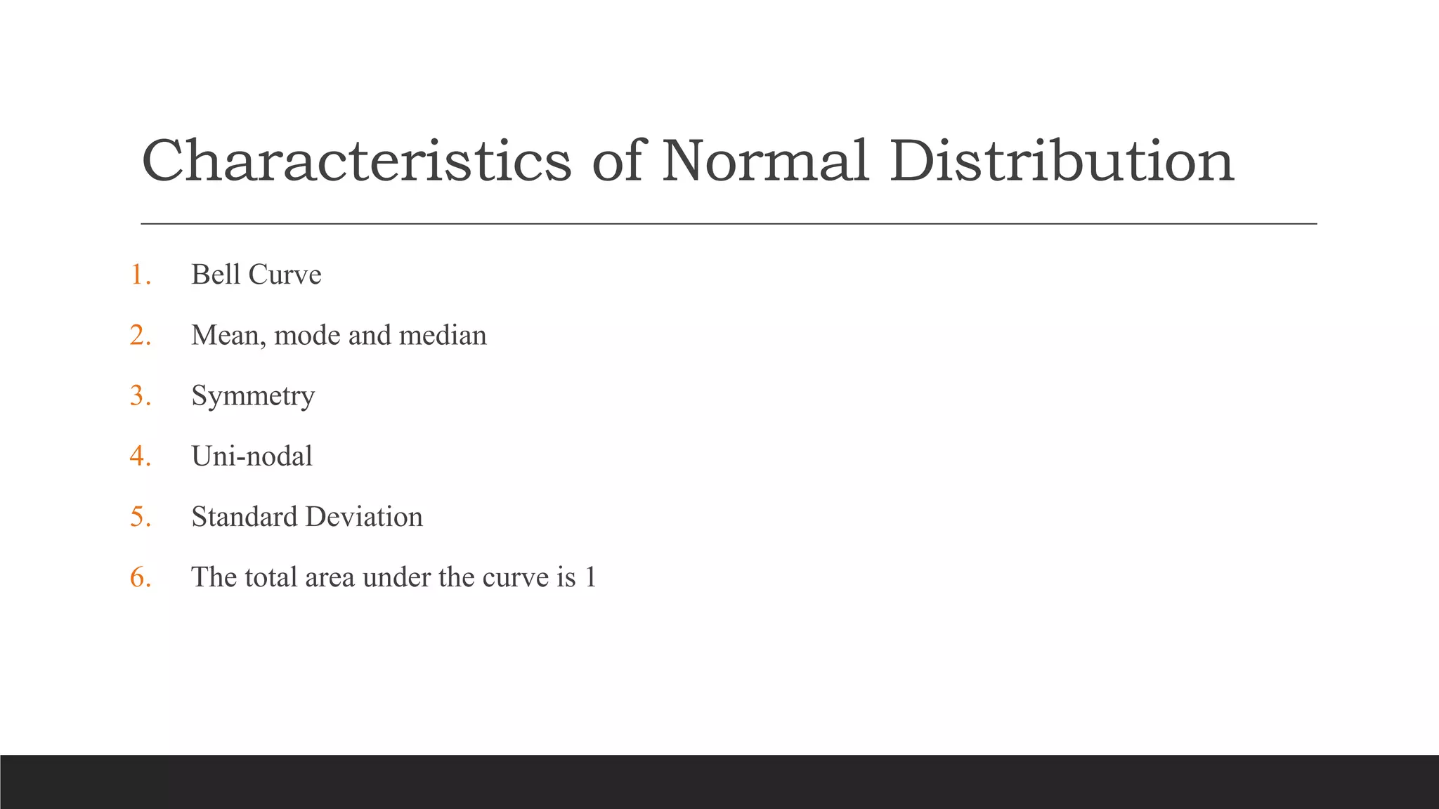 Normal distribtion curve | PPTX