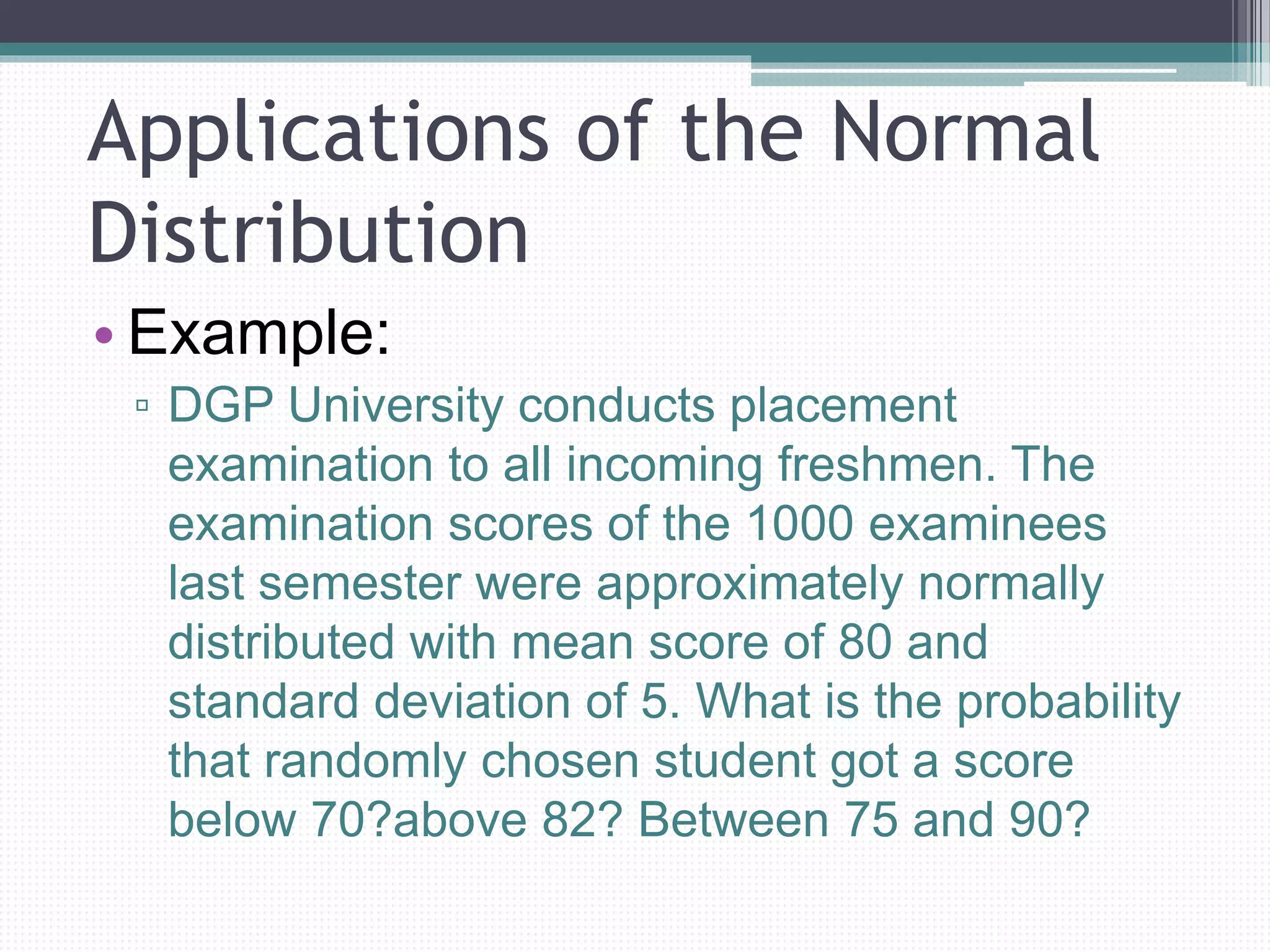 Normal distribution | PPTX