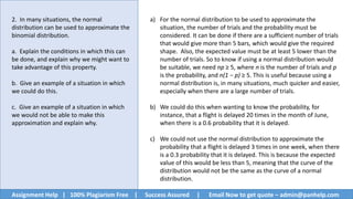 Normal Distribution Assignment - Virtual High School (VHS) - MDM4U | PPTX
