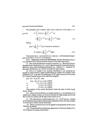 Normal distribution for probability | PDF