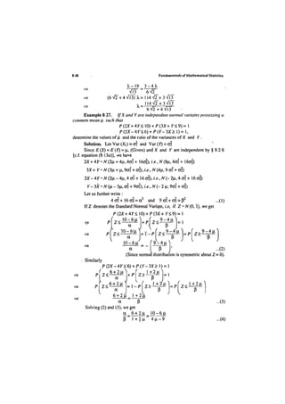 Normal distribution for probability | PDF