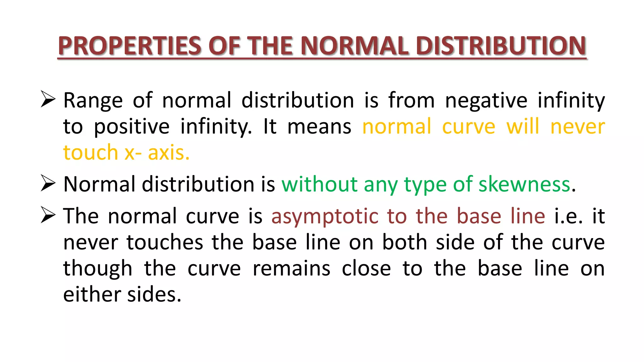 Normal distribution | PPTX