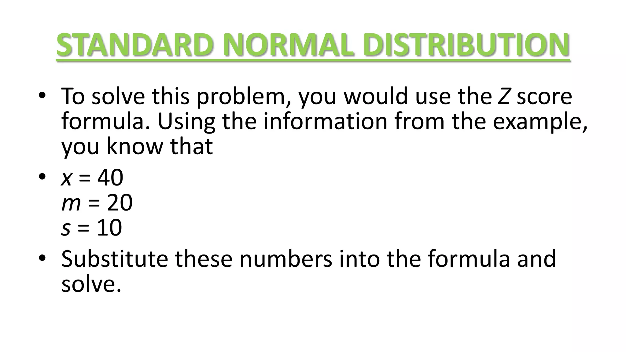 Normal distribution | PPTX