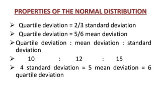 Normal distribution | PPTX