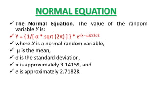 Normal distribution | PPTX