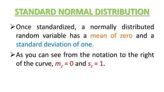 Normal distribution | PPTX