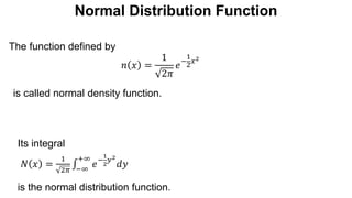 Normal distribution | PPT