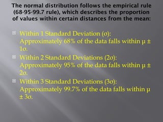 Normal distribution for Biostatistician.pptx