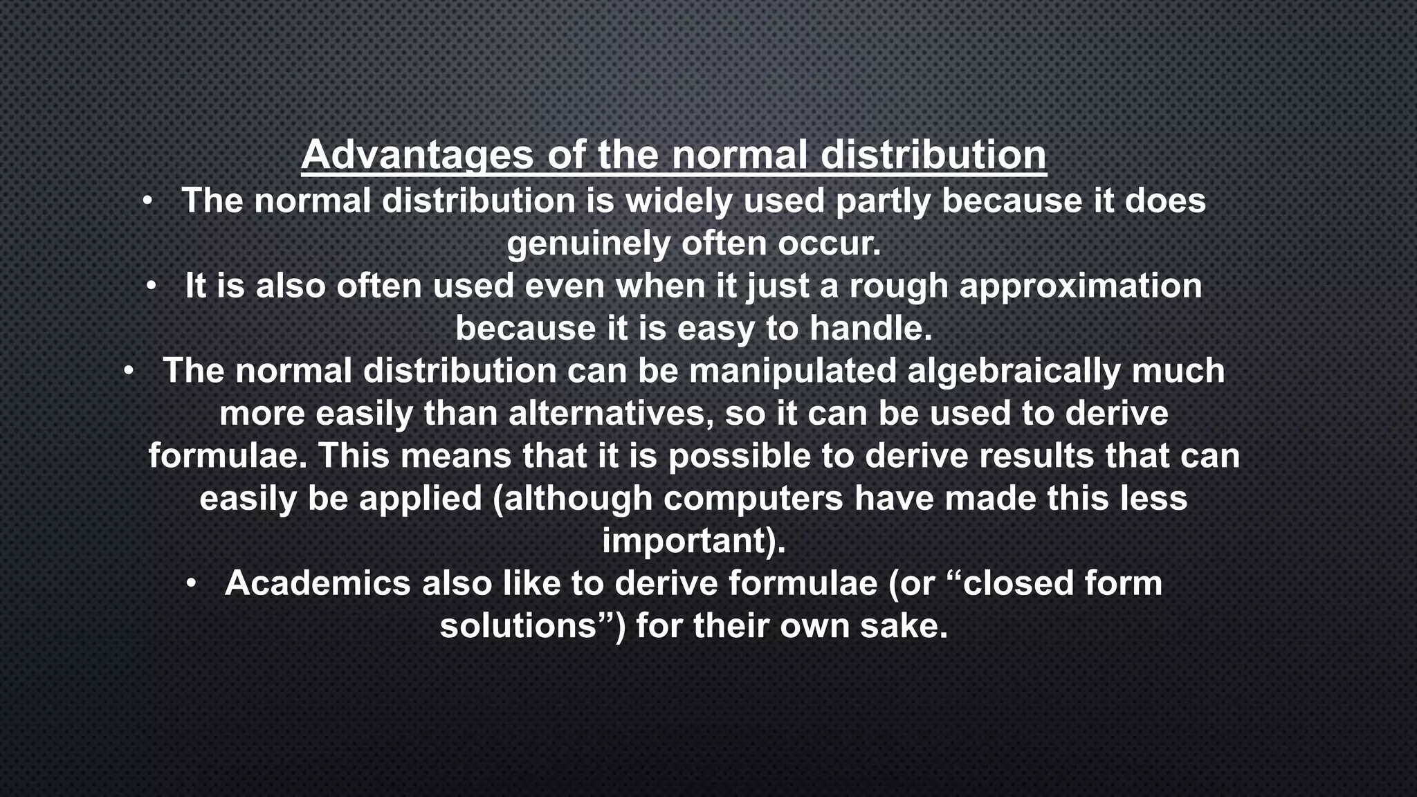 Normal distribution curve | PPTX