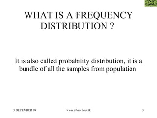 Normal distribution for statistical analysis | ODP