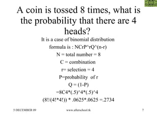 Normal distribution for statistical analysis | ODP