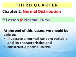 Normal Distribution_Lesson 6.pptx statistics and probability | PPTX