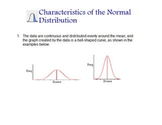 Normal distribution notes | PDF