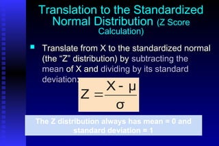 Normal Distribution Central Limit TheoremLecture4.ppt