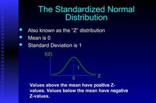 Normal Distribution Central Limit TheoremLecture4.ppt