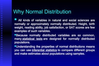 Normal Distribution Central Limit TheoremLecture4.ppt