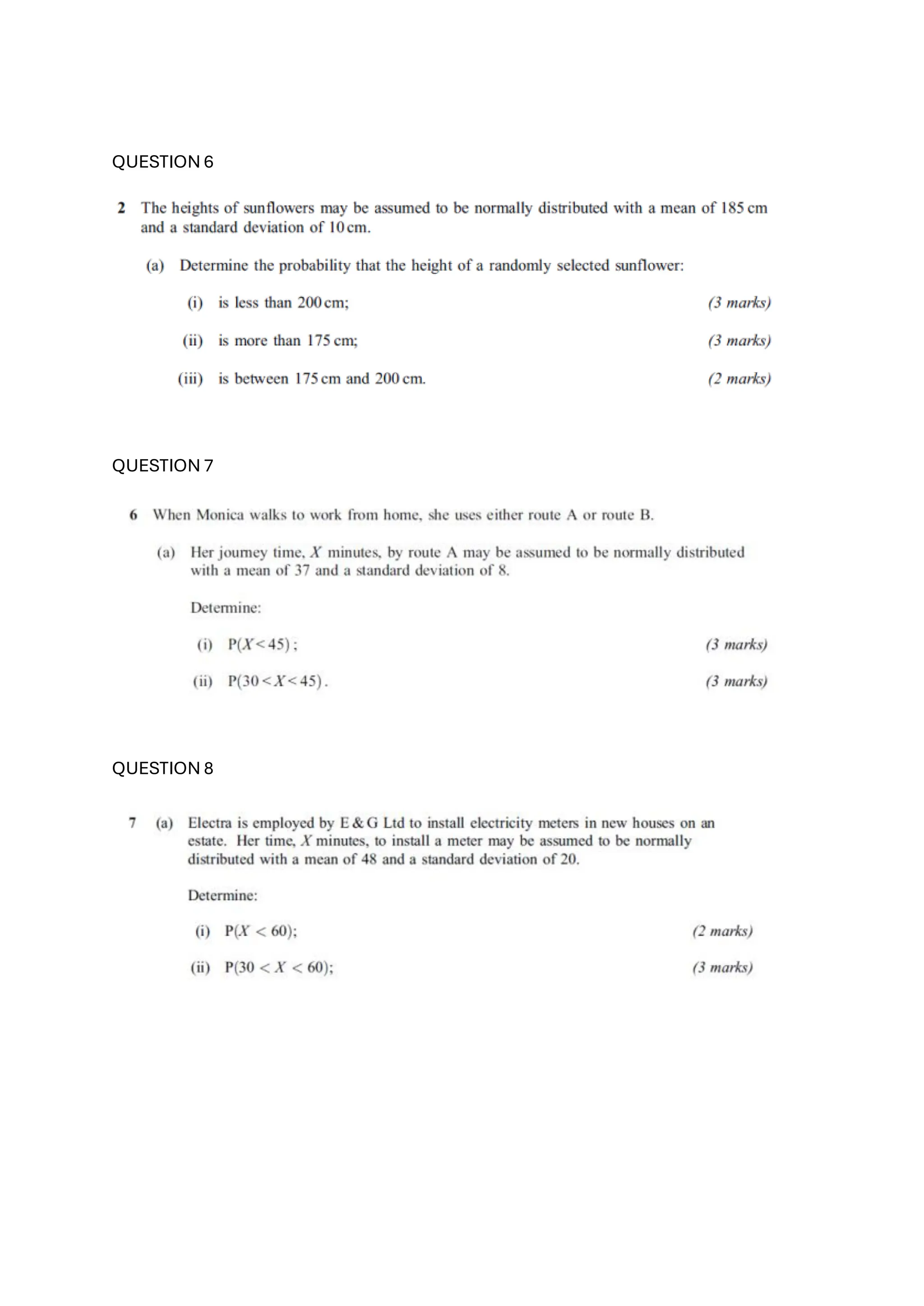 NORMAL DISTRIBUTION TSTATISTICS QUESTIONS.pdf
