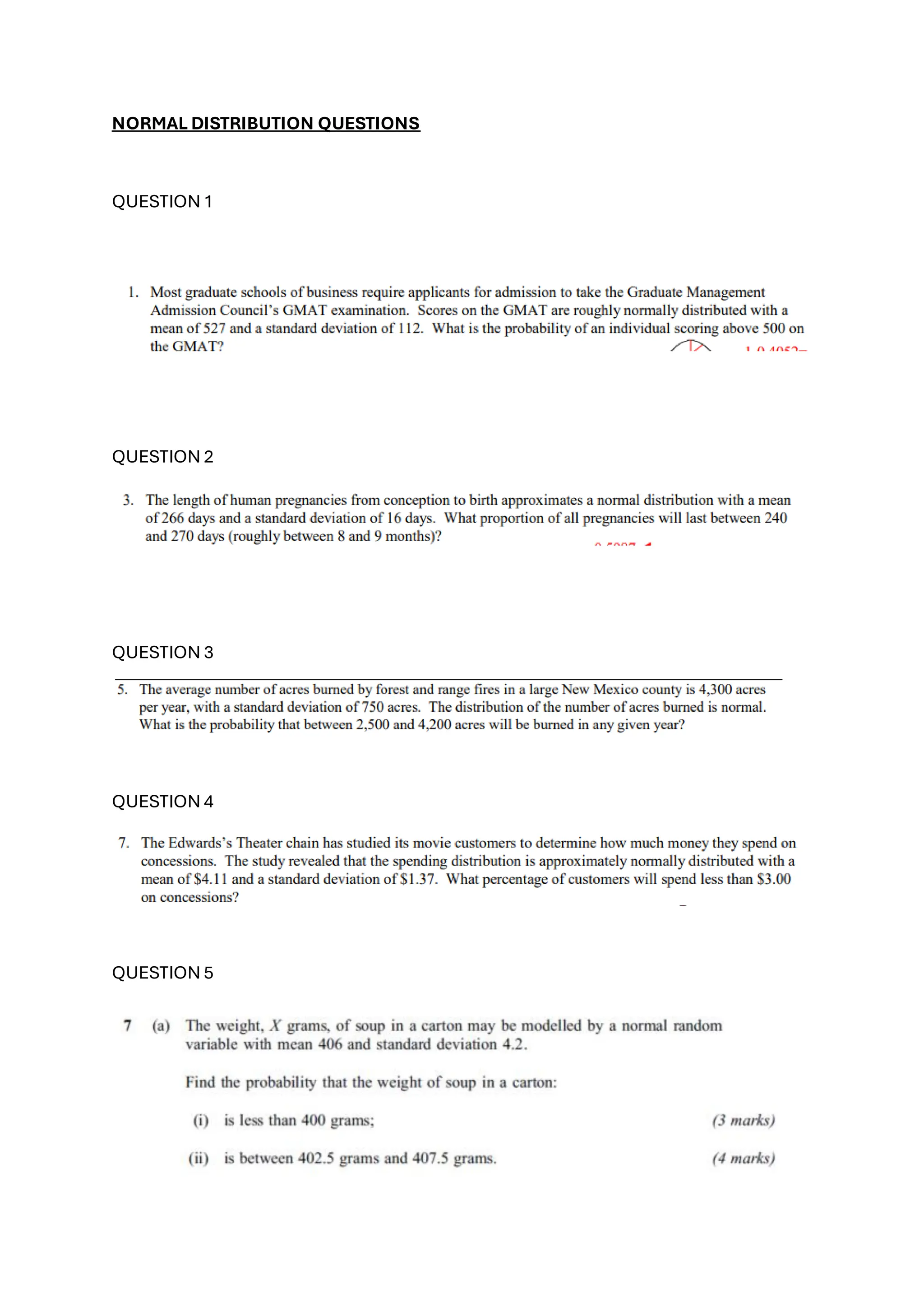 STATISTICS NORMAL DISTRIBUTION QUESTIONS (2).pdf
