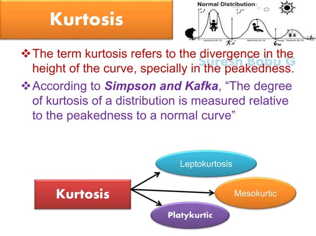 Normal Distribution, Skewness and kurtosis | PPTX