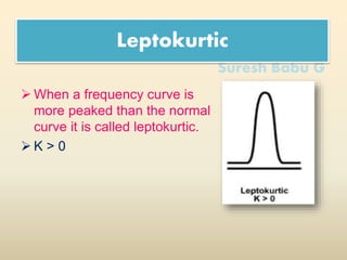 Normal Distribution, Skewness and kurtosis | PPTX