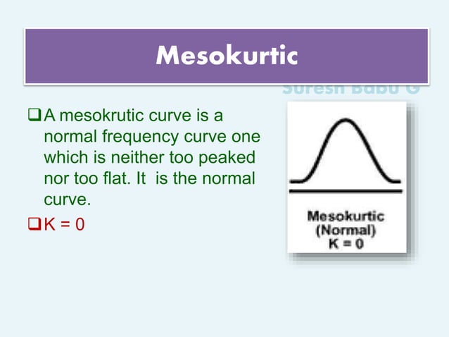 Normal Distribution, Skewness and kurtosis | PPTX