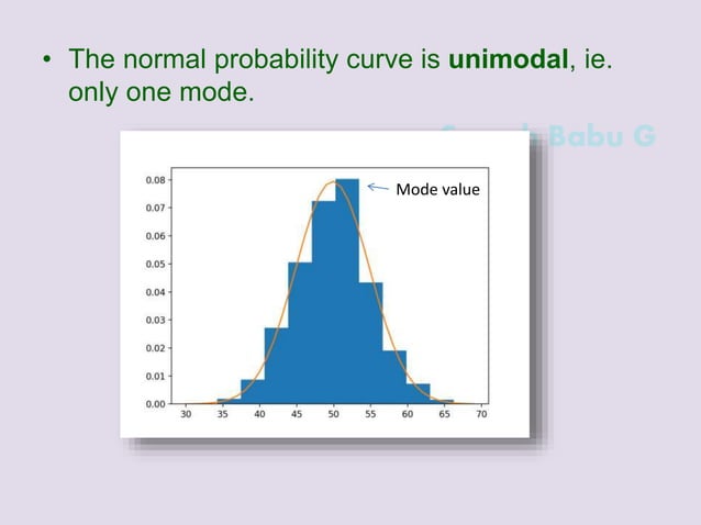 Normal Distribution, Skewness and kurtosis | PPTX