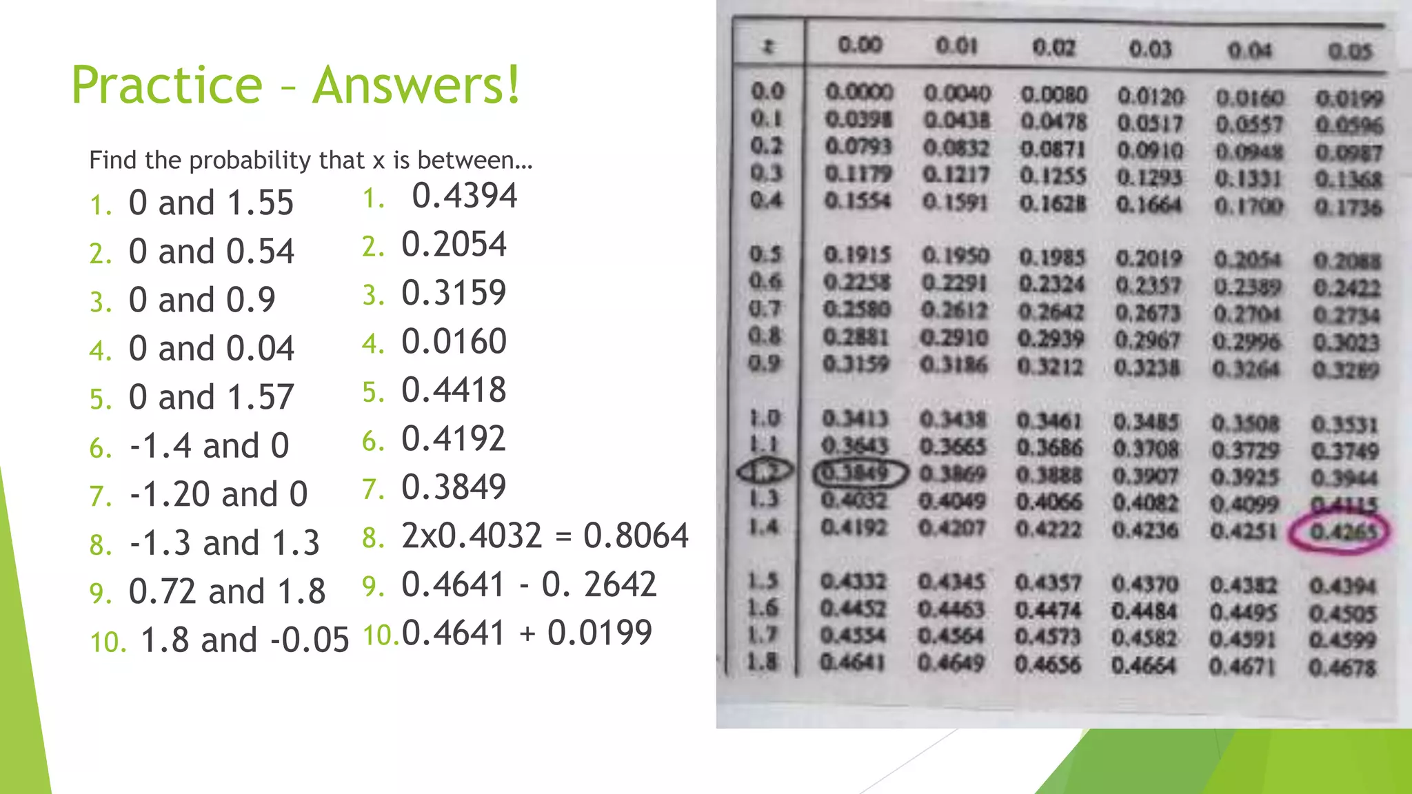 Normal distribution slide share | PPT