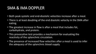 Normal doppler spectral pattern of abdominal and limb vessels final | PPTX