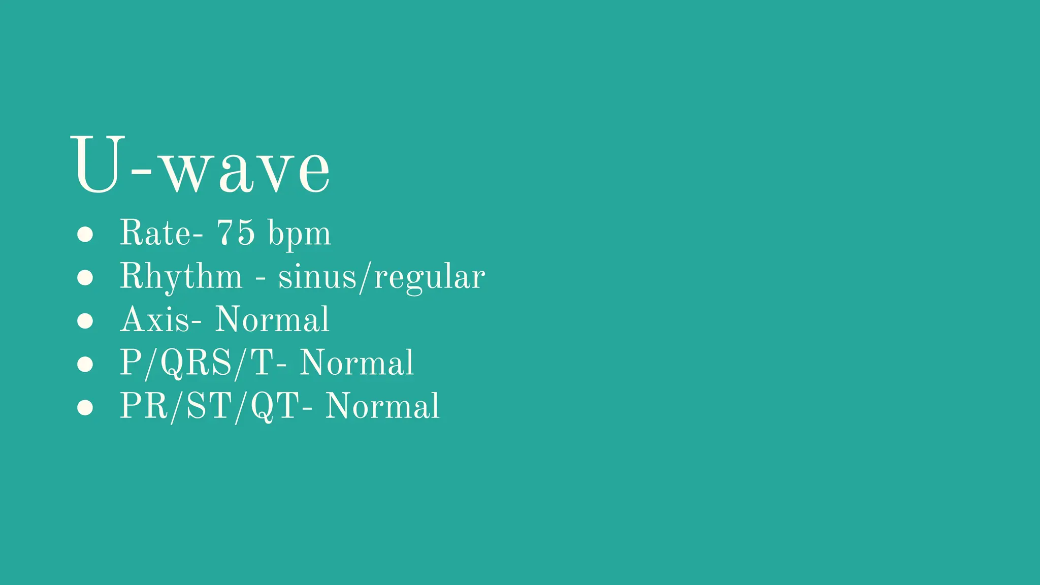 NORMAL Electrocardiography for Medical and Nursing Students | PPTX