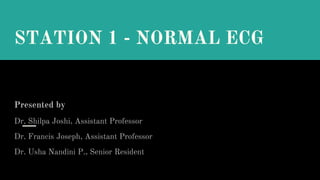 NORMAL Electrocardiography for Medical and Nursing Students | PPTX