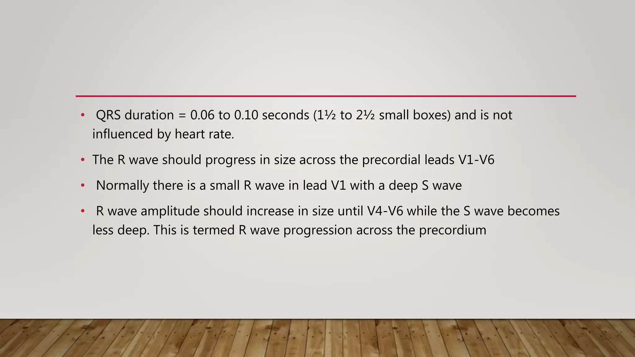 12 LEAD NORMAL ELECTROCARDIOGRAM | PPTX