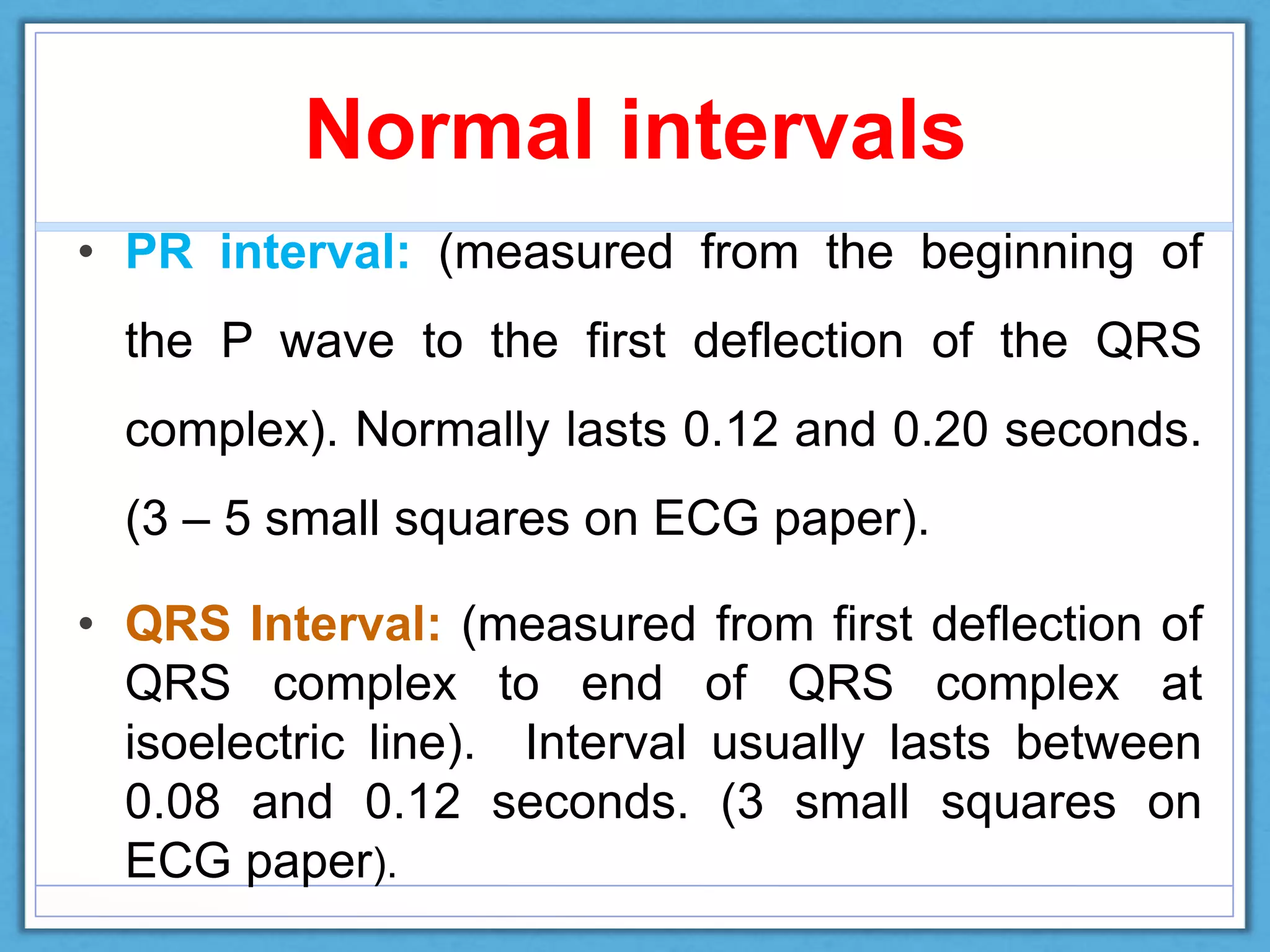 Normal ecg interpretation | PPTX