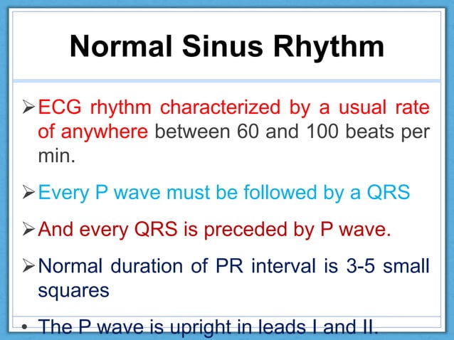 Normal ecg interpretation | PPTX | Heart and Cardiovascular Diseases ...