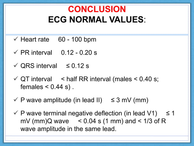 Normal ecg interpretation | PPTX | Heart and Cardiovascular Diseases ...
