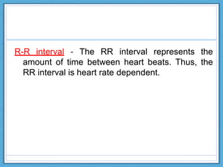 normalecginterpretation in human heart ppt | PPT