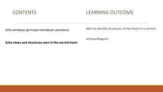 Normal Echocardiogram. Based on cardiac studies | PDF