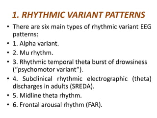 EEG Variants By IM | PPTX