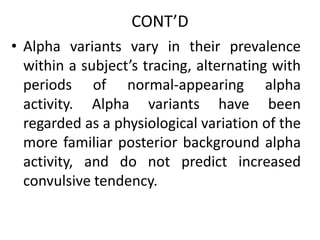 EEG Variants By IM | PPTX